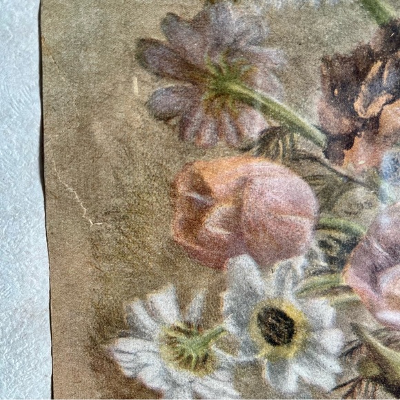 Vintage | Art | Lucile Blanch Drawing Still Life Flowers In A Vase ...